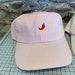 Embroidered Mini Chilli Cap Customisable - Etsy UK