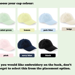 Personalised Embroidered Palm Tree Cap | Customisable Tropical Paradise ...