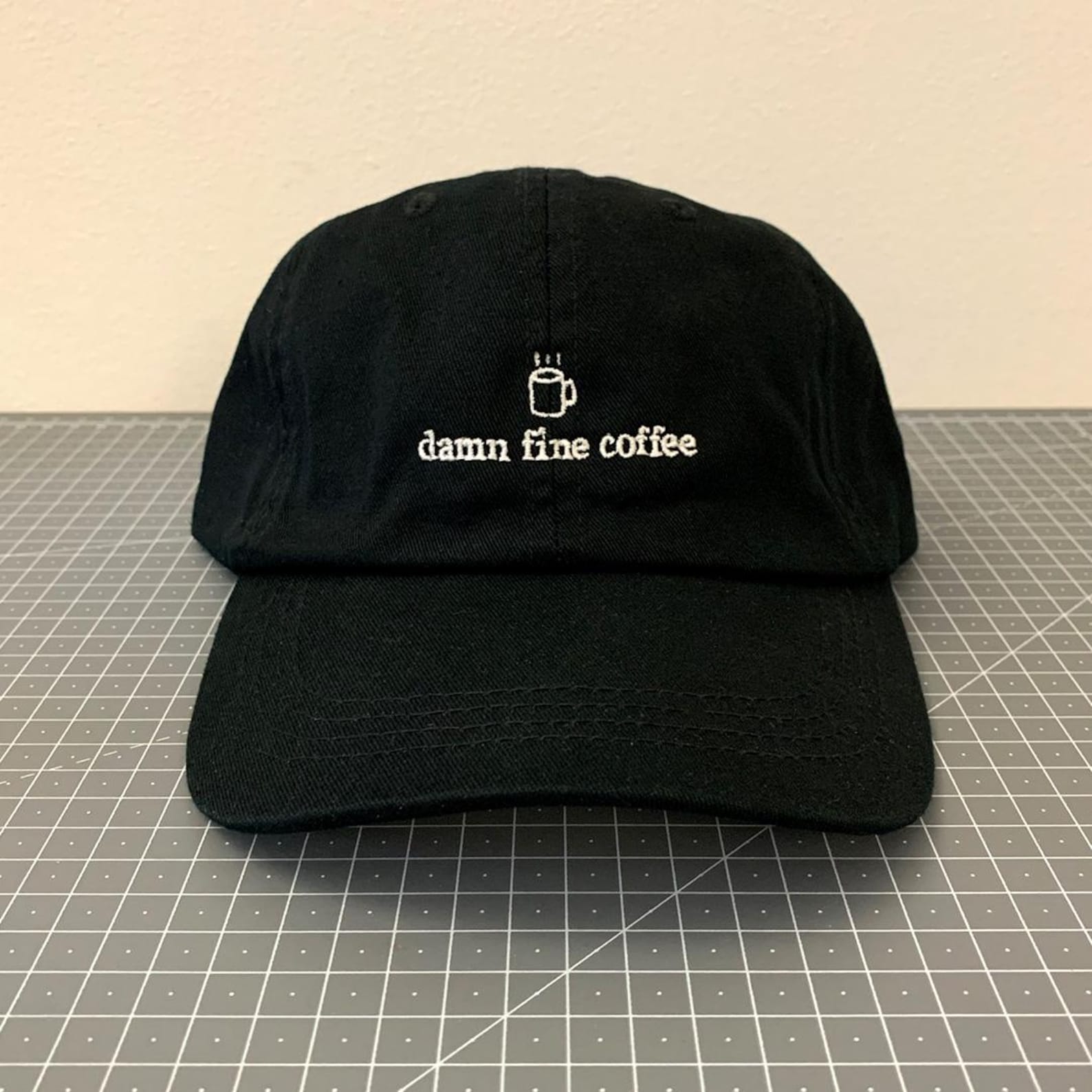 Damn Fine Coffee Dad Cap | Twin Peaks Inspired Embroidered Hat | New ...