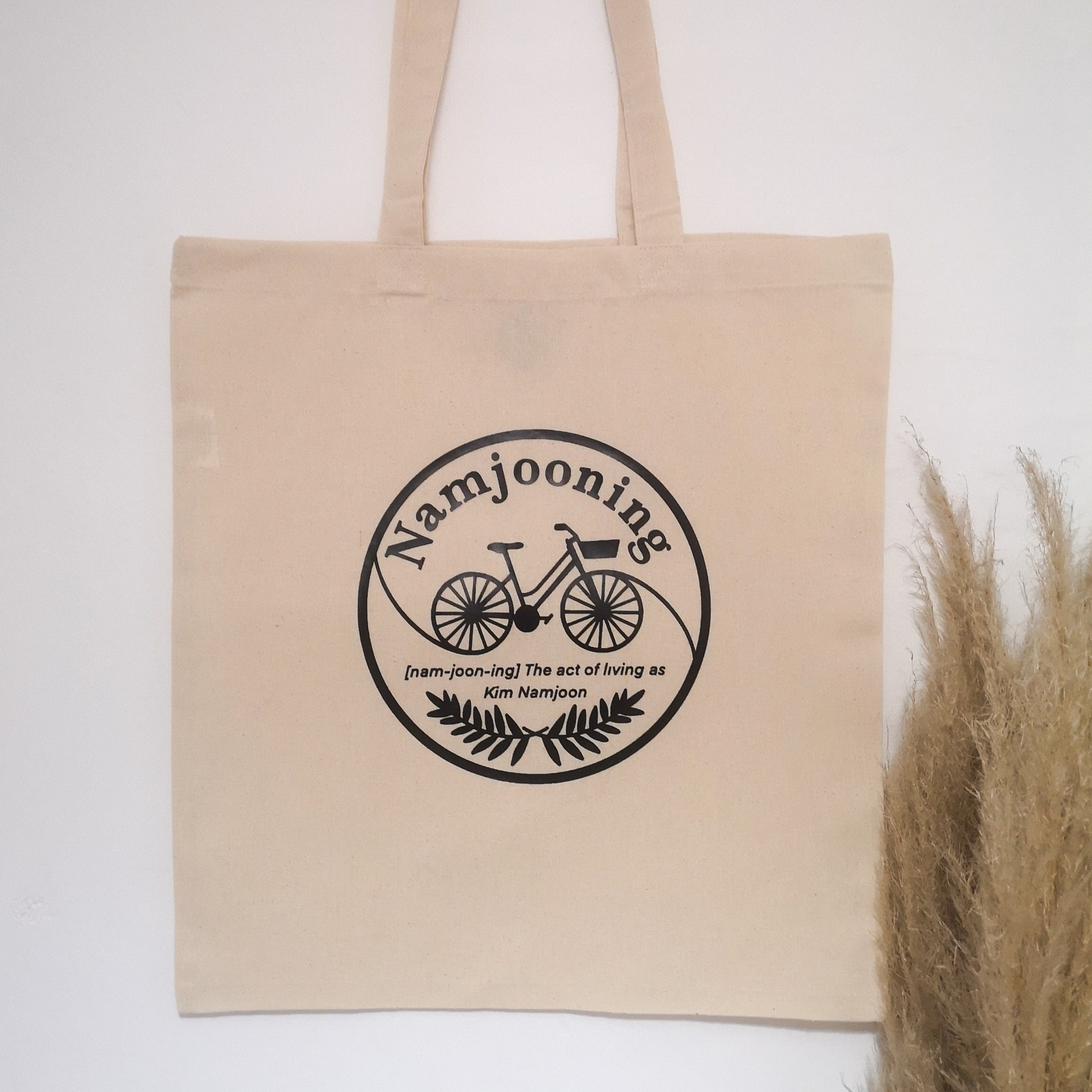 BTS RM Tote Bag Kim Nam-joon Namjooning - Etsy