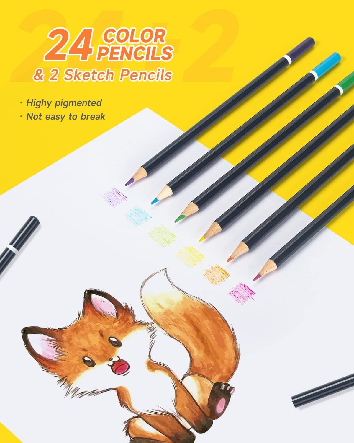 141 Pieces Deluxe Drawing Kit in Wooden Case With Crayons, Oil Pastels ...