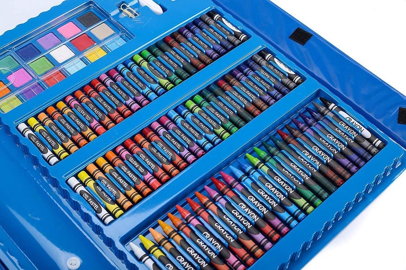 208 Pcs Art Set Kids Childrens Colouring Drawing Painting Arts Crafts ...