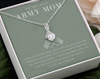 Army Mom Necklace - Etsy
