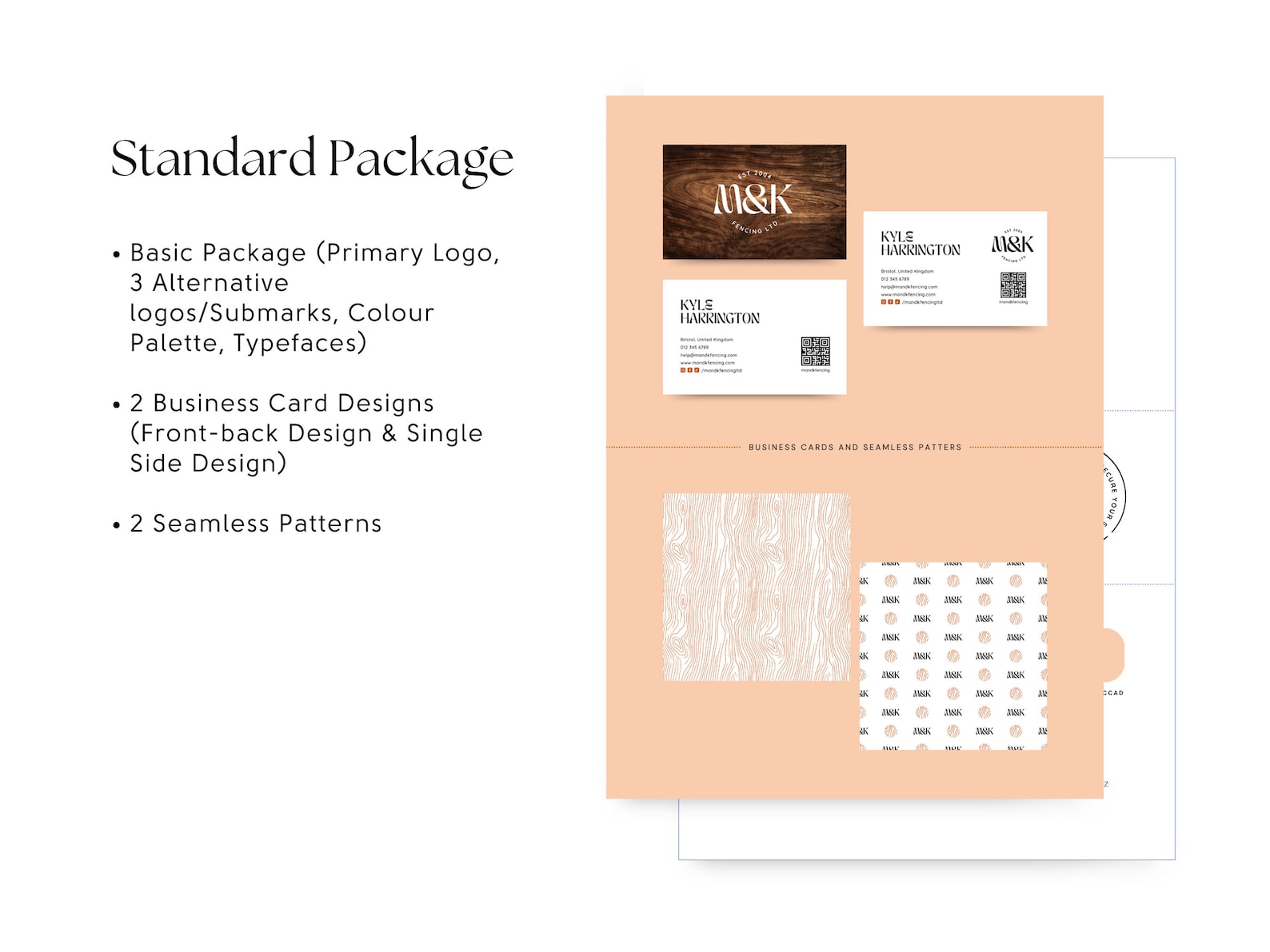 Semi-custom Brand Kit, Shop Logo, Company Logo Design, Pre-made Wood ...