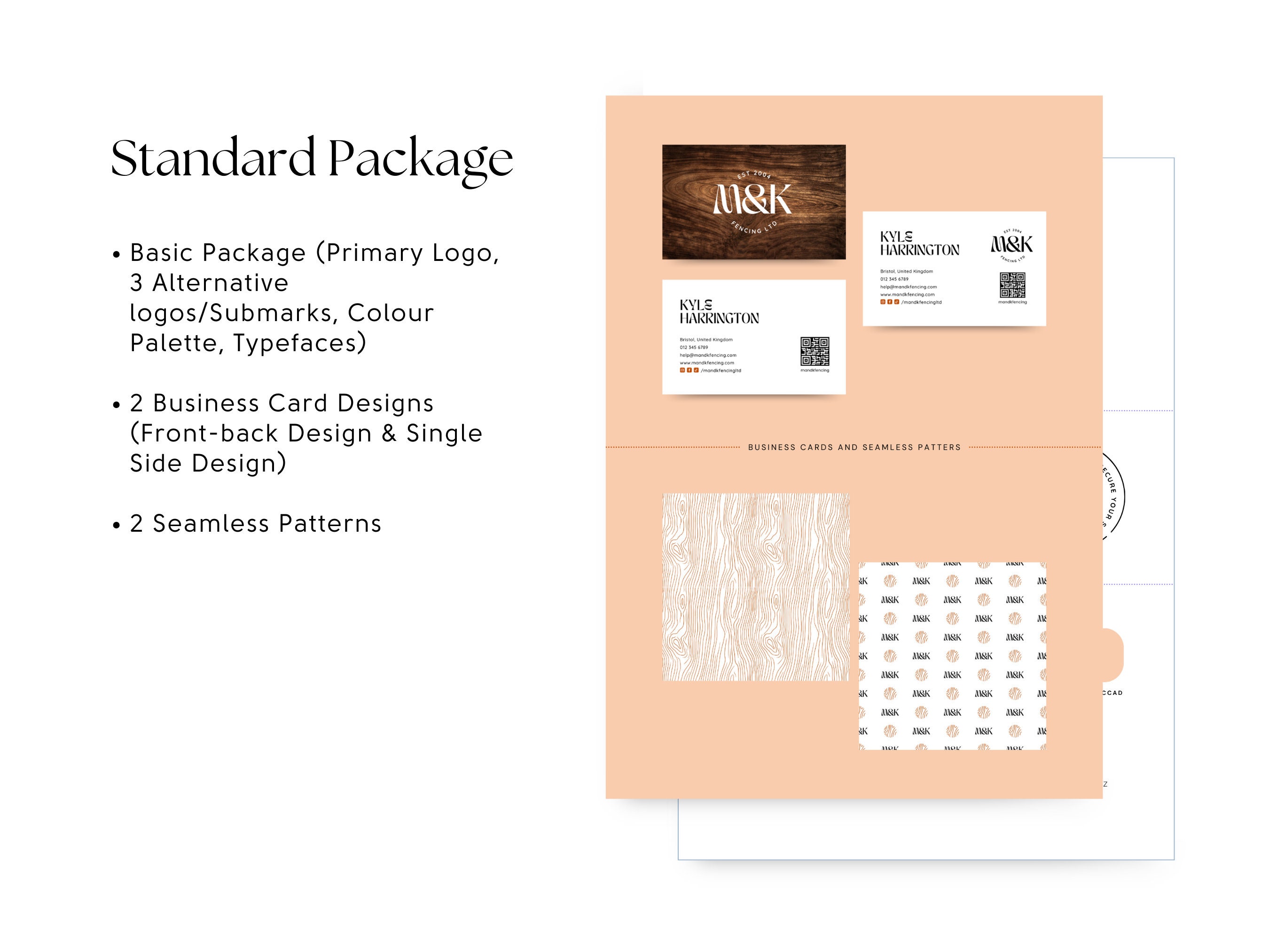 Semi-custom Brand Kit, Shop Logo, Company Logo Design, Pre-made Wood ...