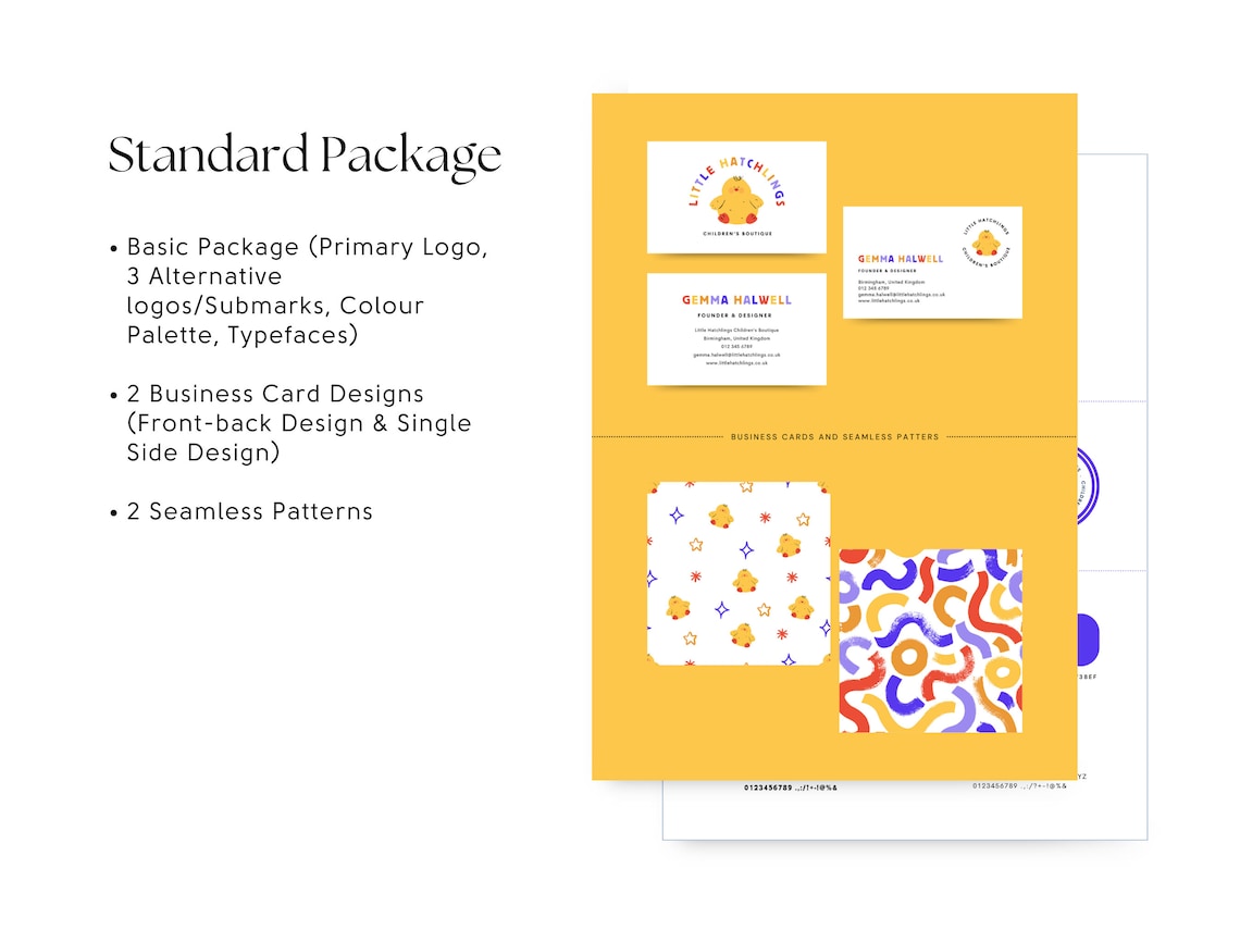 Semi Custom Branding Kit, Kids Logo Branding, Cute Colourful & Fun ...