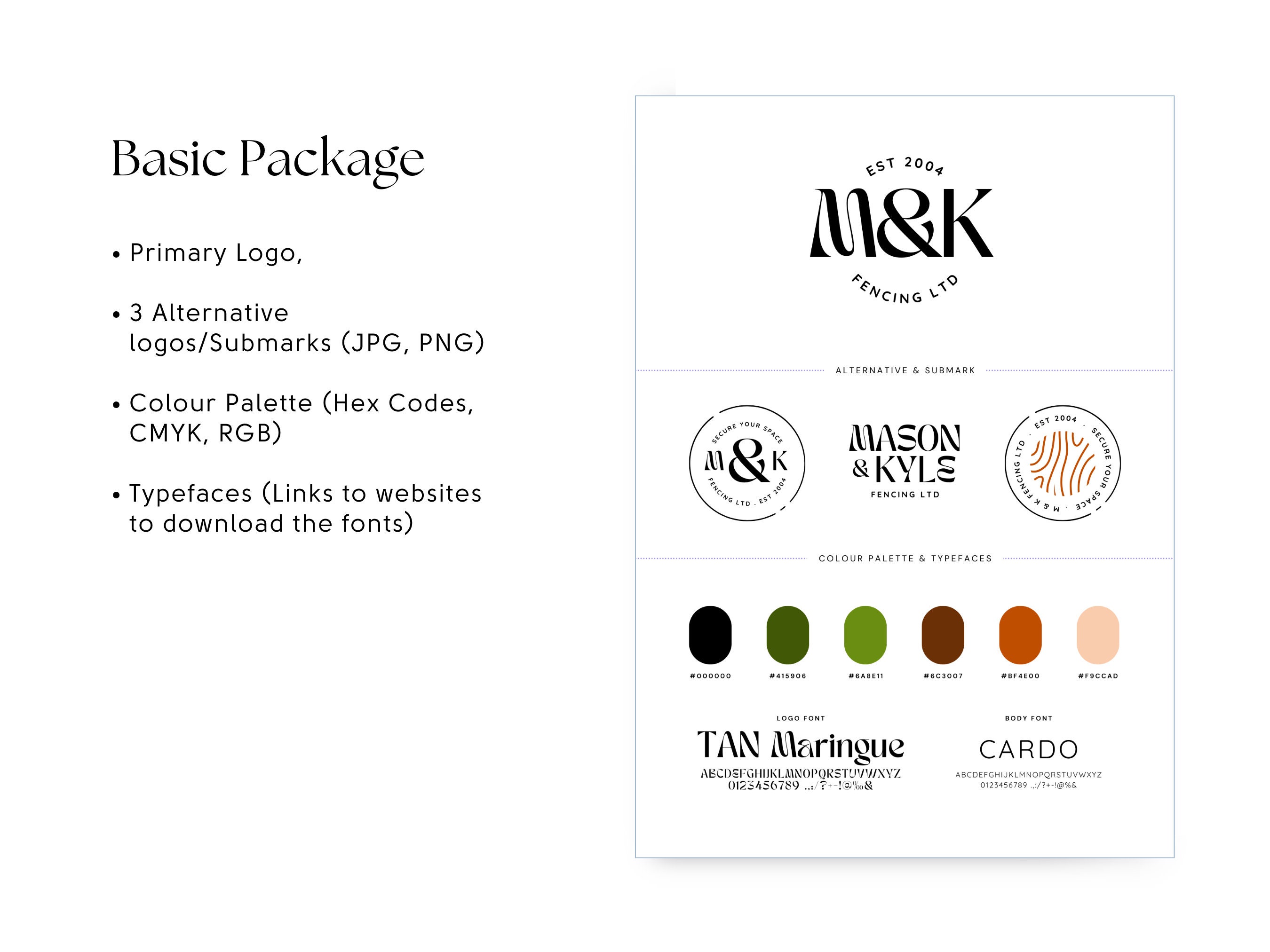 Semi-custom Brand Kit, Shop Logo, Company Logo Design, Pre-made Wood ...