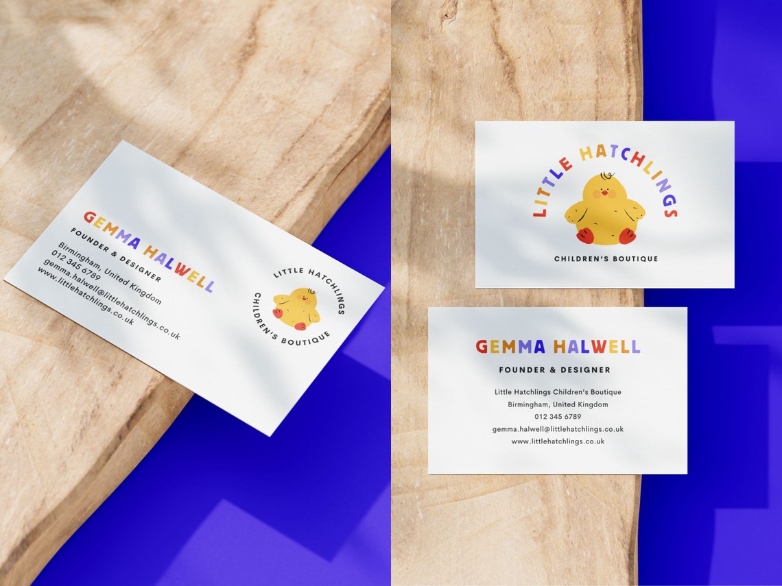 Semi Custom Branding Kit, Kids Logo Branding, Cute Colourful & Fun ...
