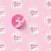 Semi Custom Pink Retro Logo, Pretty Beauty Brand Bundle, Funky Logo ...