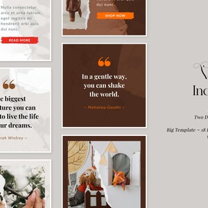 Instagram Puzzle Template Canva, Grid Feed 18 Posts, Social Media ...
