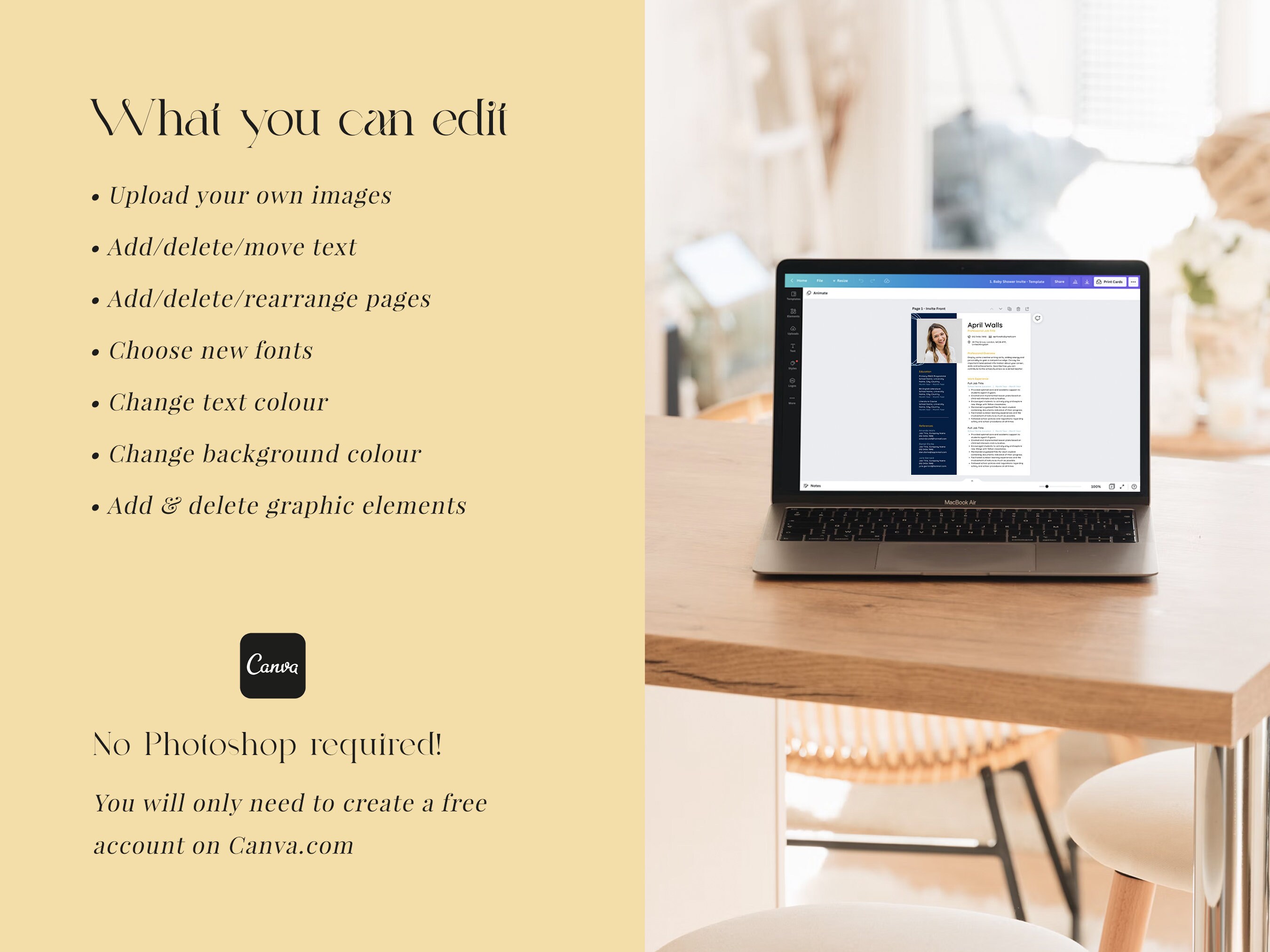 Teacher Resume, Teaching Resume, Resume Template CV Teacher, High ...