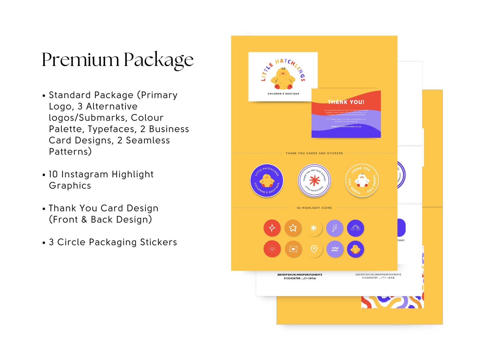 Semi Custom Branding Kit, Kids Logo Branding, Cute Colourful & Fun ...