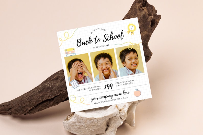 School Picture Day Template in CANVA, School Photo Day, School Picture ...