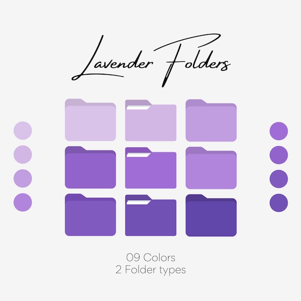 Desktop Wallpaper Icons Folder Organizer - Etsy