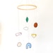 Minimalistic Baby Mobile Modern Stained Glass - Etsy