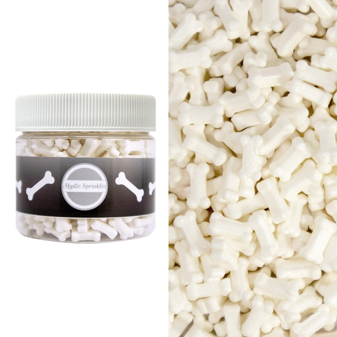Mystic Sprinkles Candy Shapes White Bones 1.8oz - Etsy