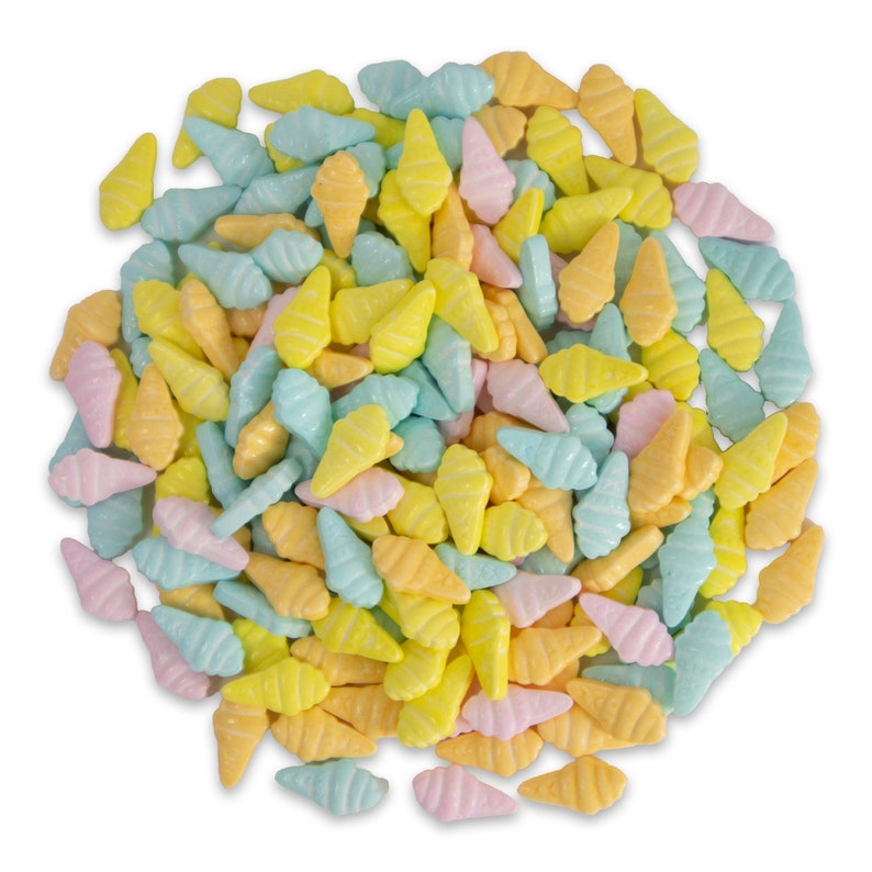 Mystic Sprinkles Candy Shapes Ice Cream Cones 2oz - Etsy