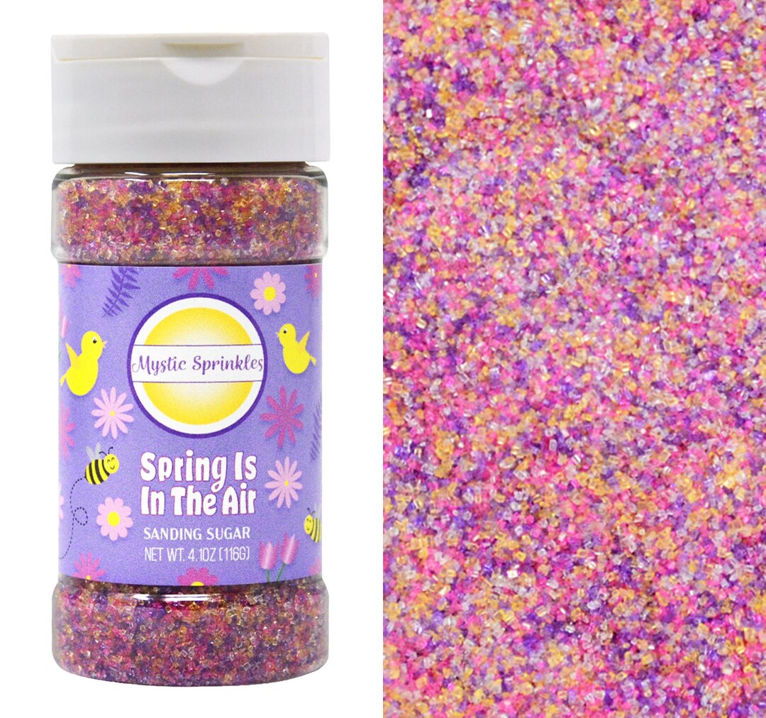 Mystic Sprinkle Spring is in the Air Sanding Sugar 4.1oz - Etsy