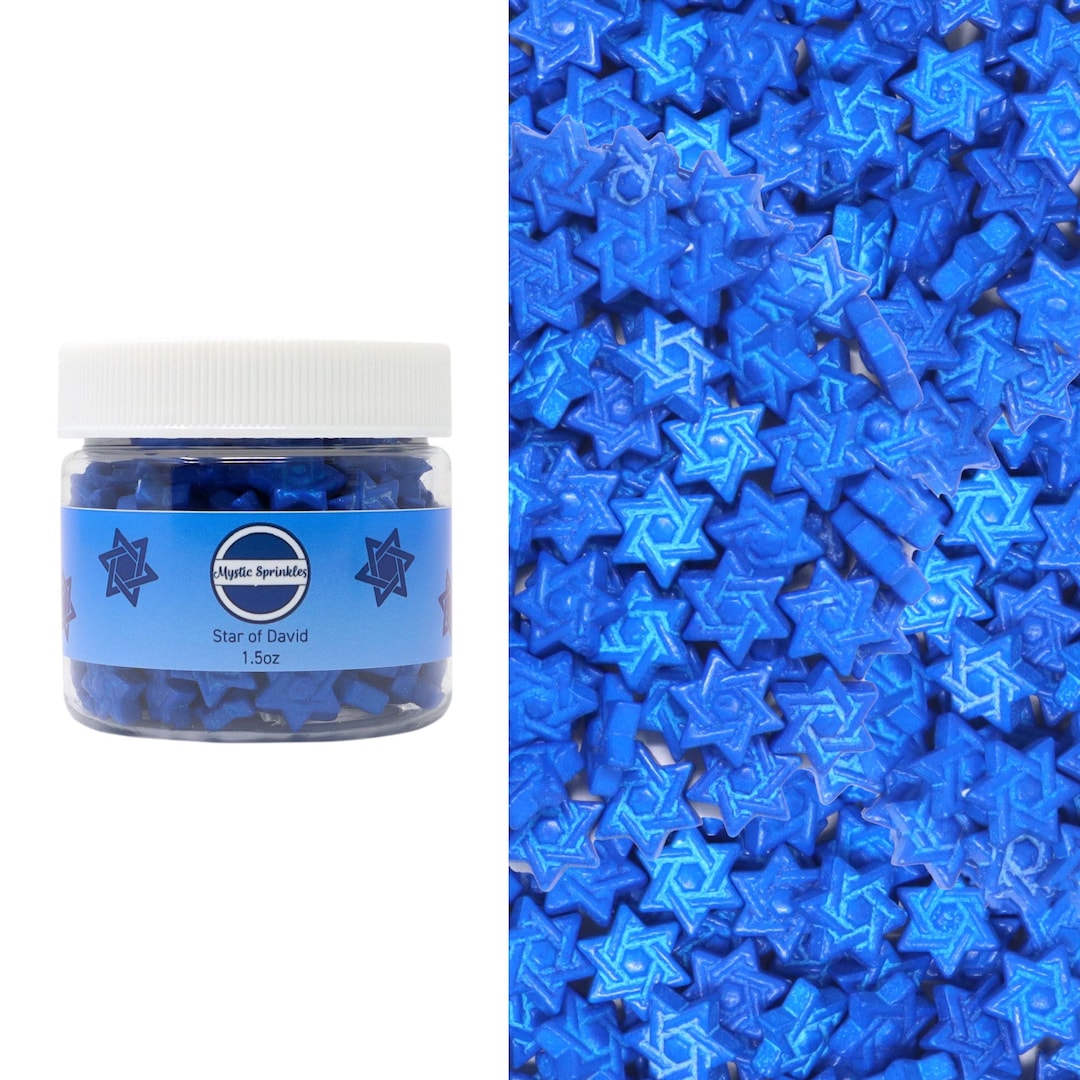 Mystic Sprinkles Candy Shapes Star of David 1.5oz - Etsy