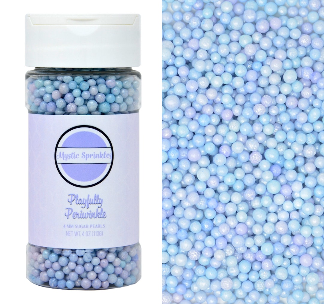 Mystic Sprinkles Playfully Periwinkle 4mm Sugar Pearls 4oz - Etsy
