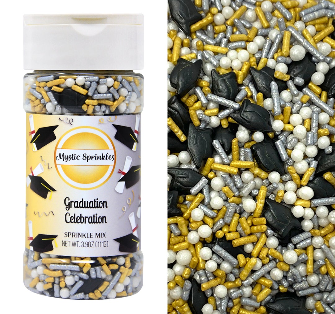 Mystic Sprinkles Graduation Celebration Sprinkle Mix 3.9oz - Etsy