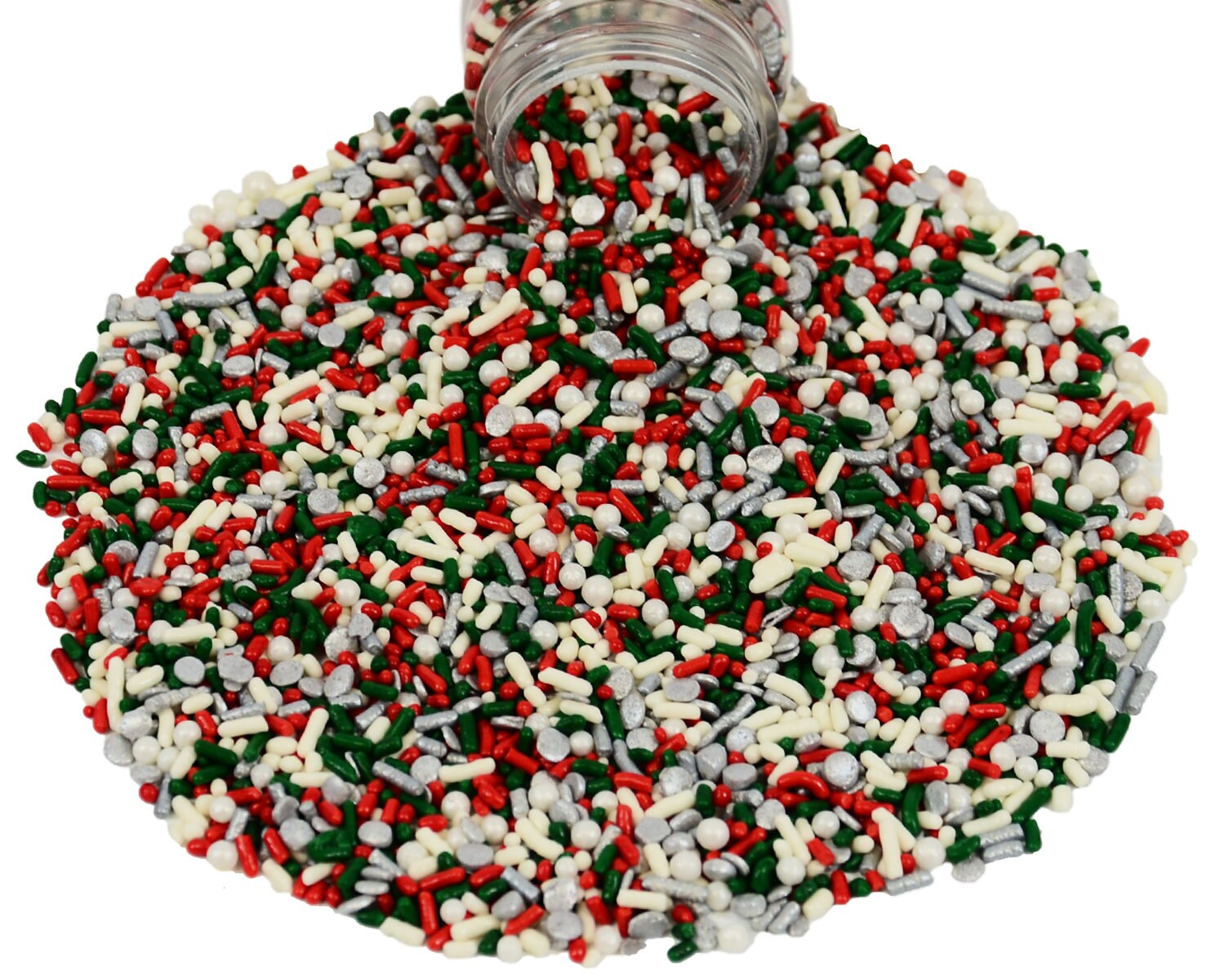 Mystic Sprinkles A Classic Christmas in Silver Sprinkle Mix 3.4 Oz. - Etsy