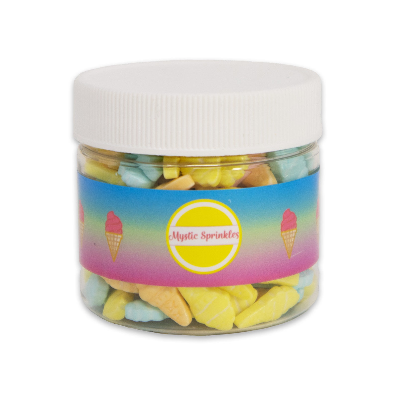 Mystic Sprinkles Candy Shapes Ice Cream Cones 2oz - Etsy