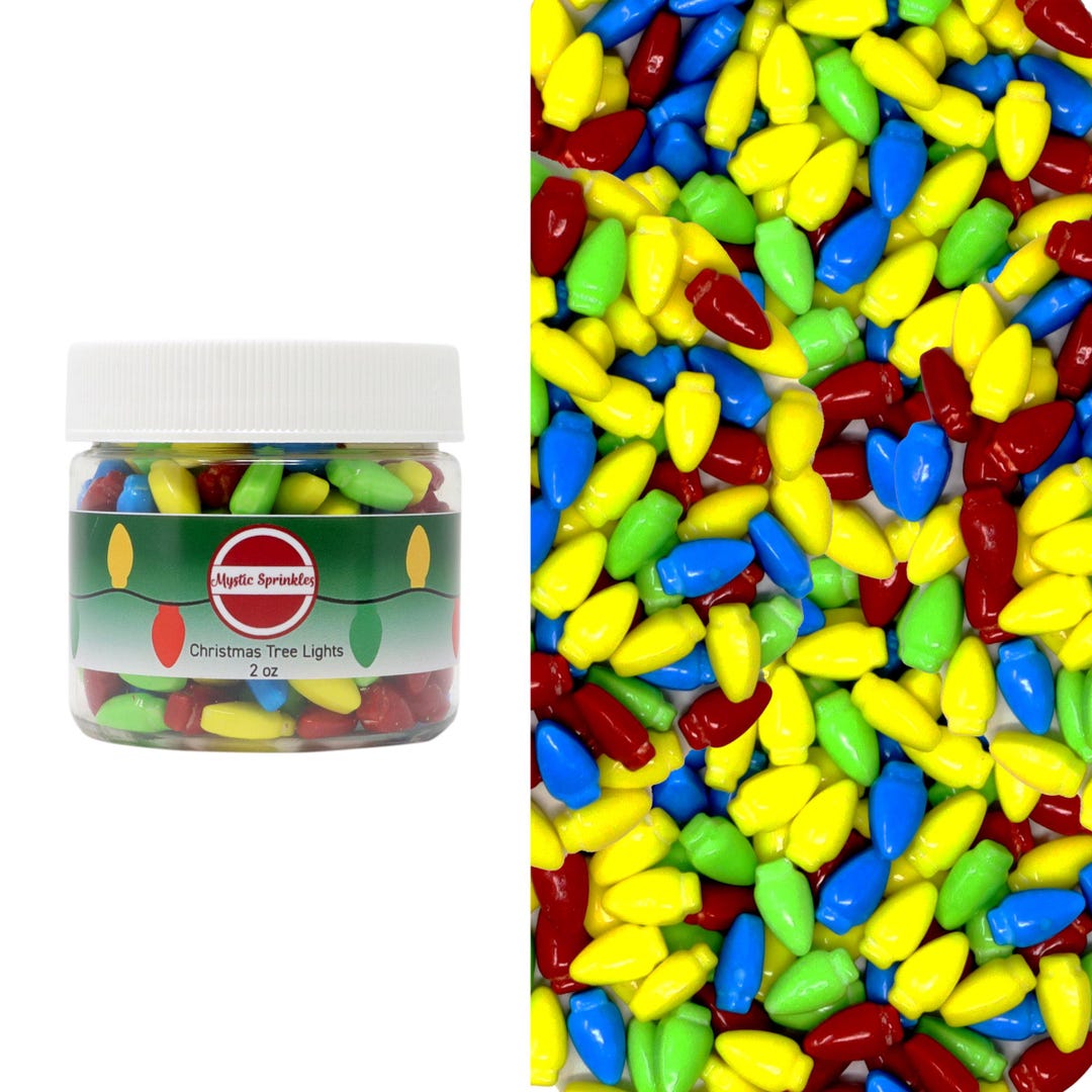 Mystic Sprinkles Candy Shapes Christmas Lights 2oz - Etsy