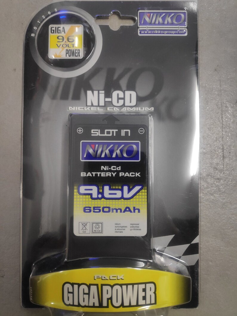 Nikko 9.6v Slide Slot in Battery - Etsy