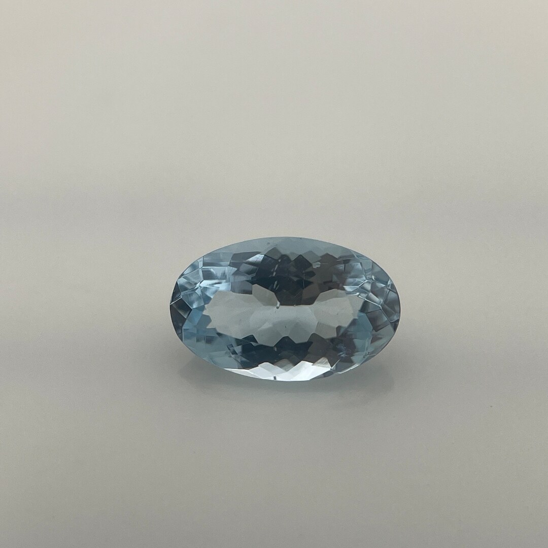 Natural Aquamarine Oval , Unheated Aquamarine , Aquamarine Included Gemstone , Aquamarine ...