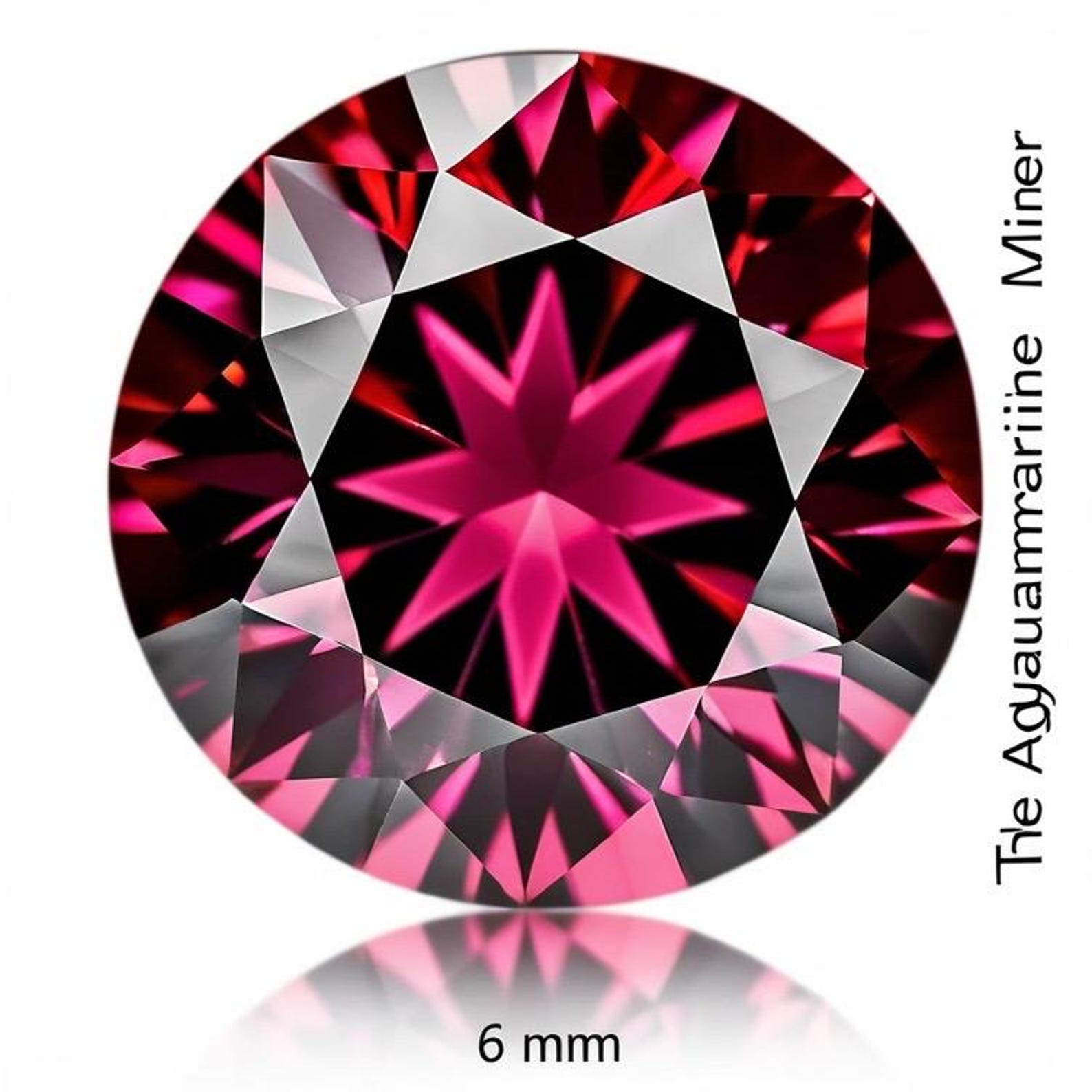 Ruby Round Lab Grown - Etsy