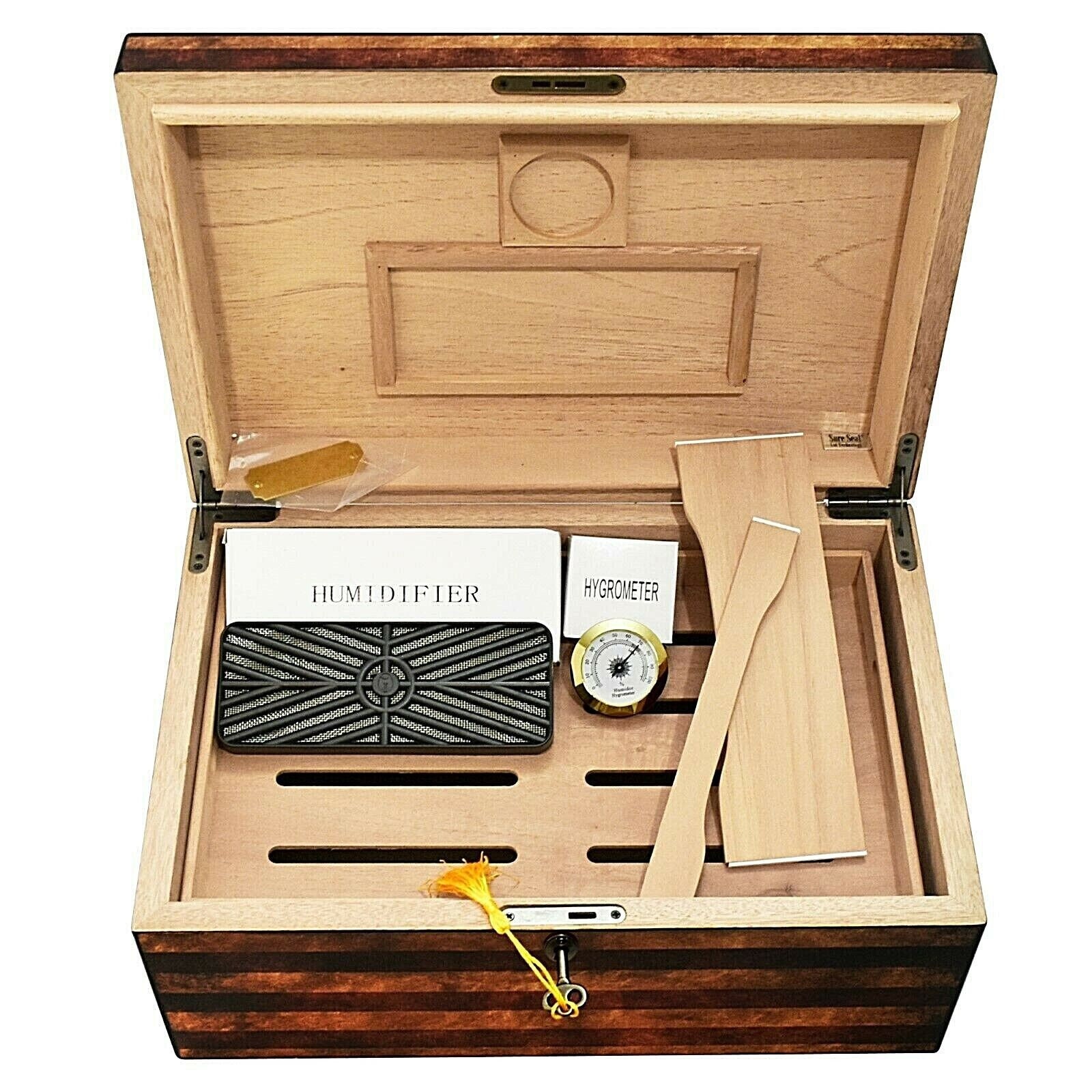 Old Glory American Flag 100 Cigar Count Humidor W/ Humidifier ...
