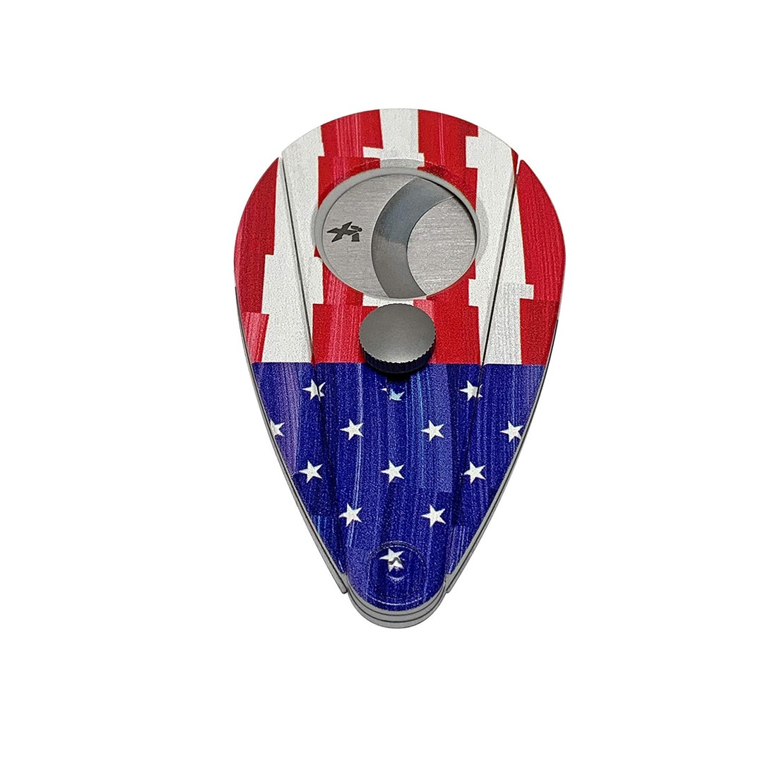 Xikar Xi2 Cigar Cutter Turano Flag Series, Spring-loaded Double ...