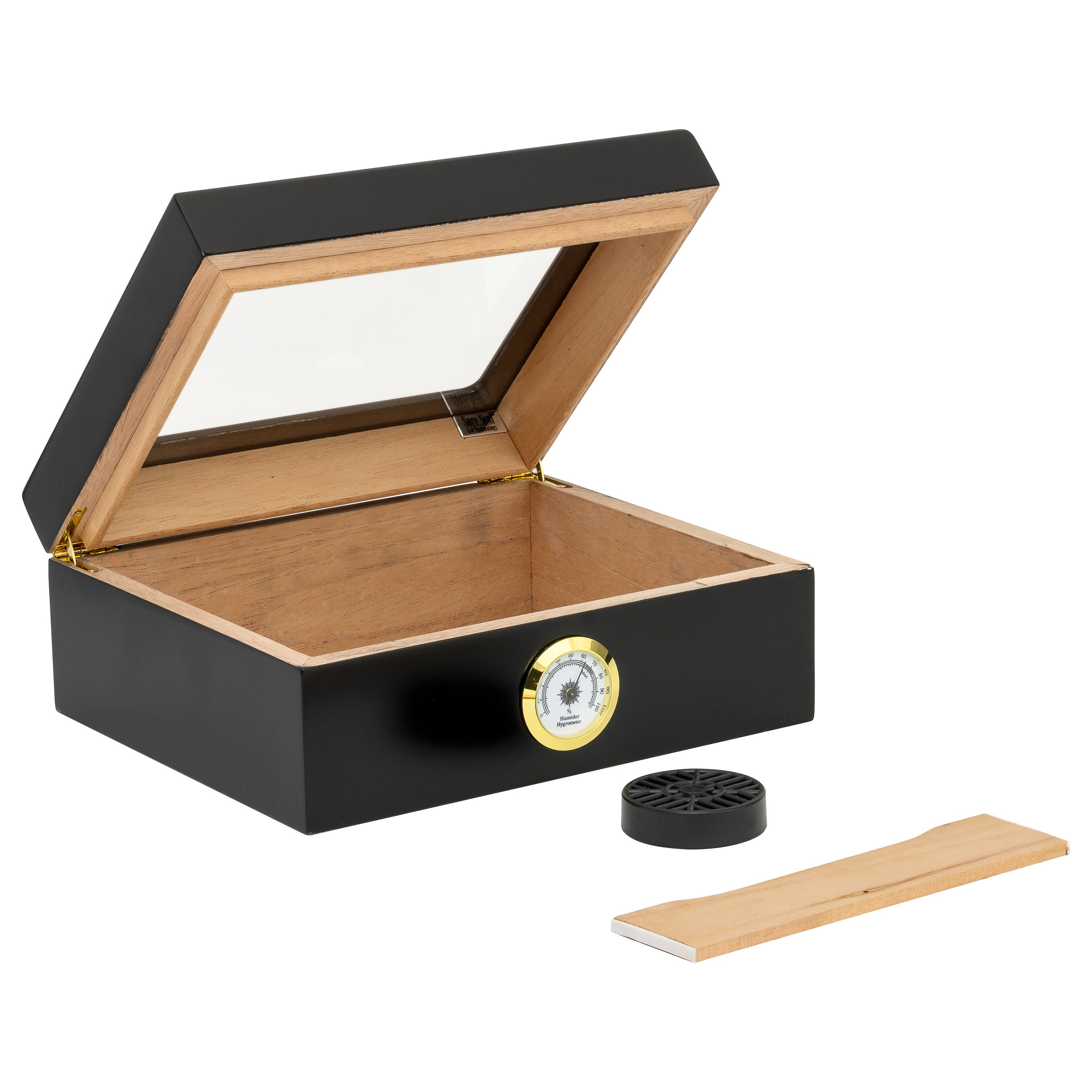 Laser Engraved Desktop Glasstop Humidor Monogram Spanish - Etsy