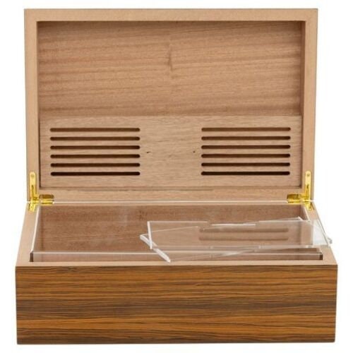 Large Executive Humidor Premium Macassar Ebony Wood , 75-120 Cigars - Etsy