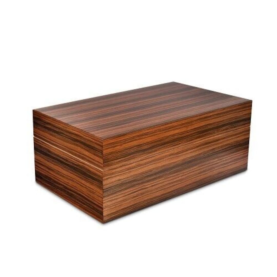 Large Executive Humidor Premium Macassar Ebony Wood , 75-120 Cigars - Etsy