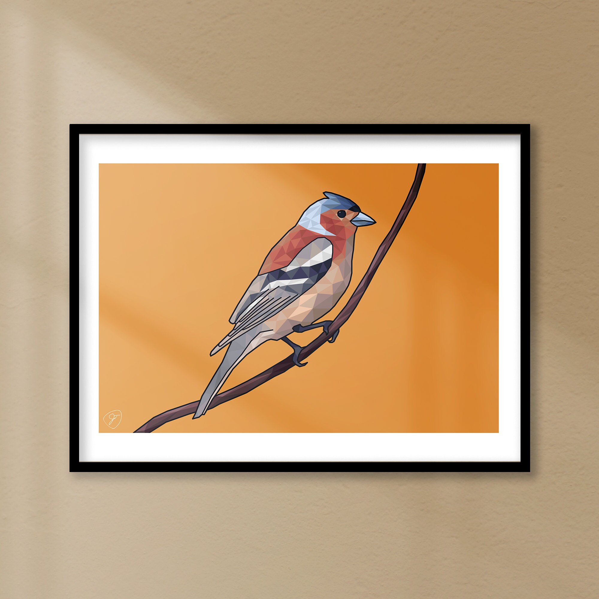 Chaffinch Art Print Bird Artwork - Etsy