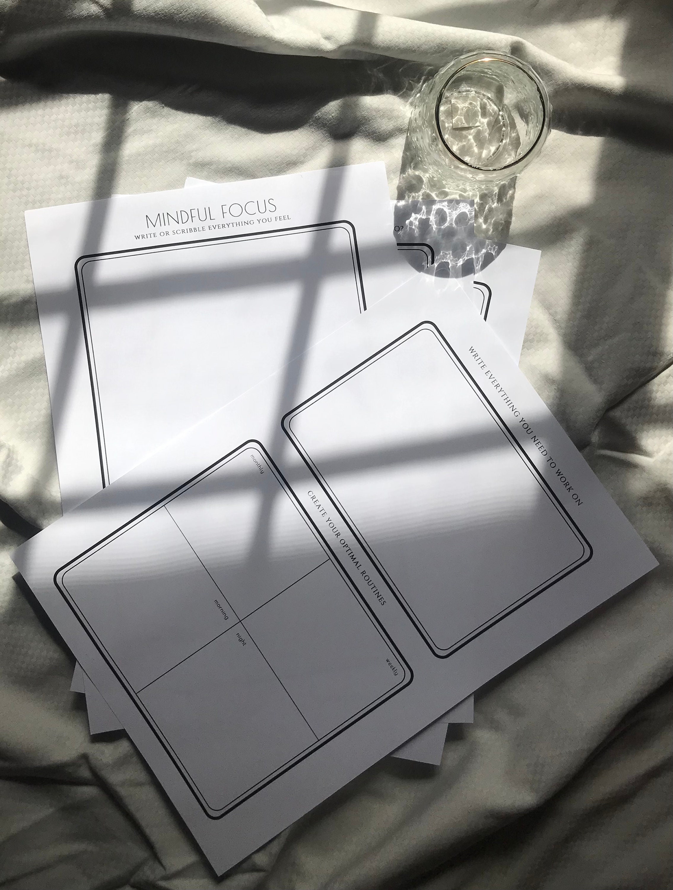 Mindfulness Journal Printable Self-awareness Worksheet - Etsy