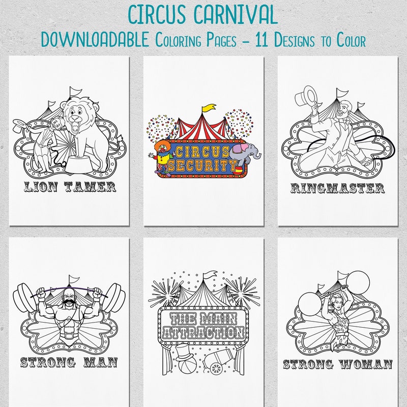 The Circus Book - Etsy