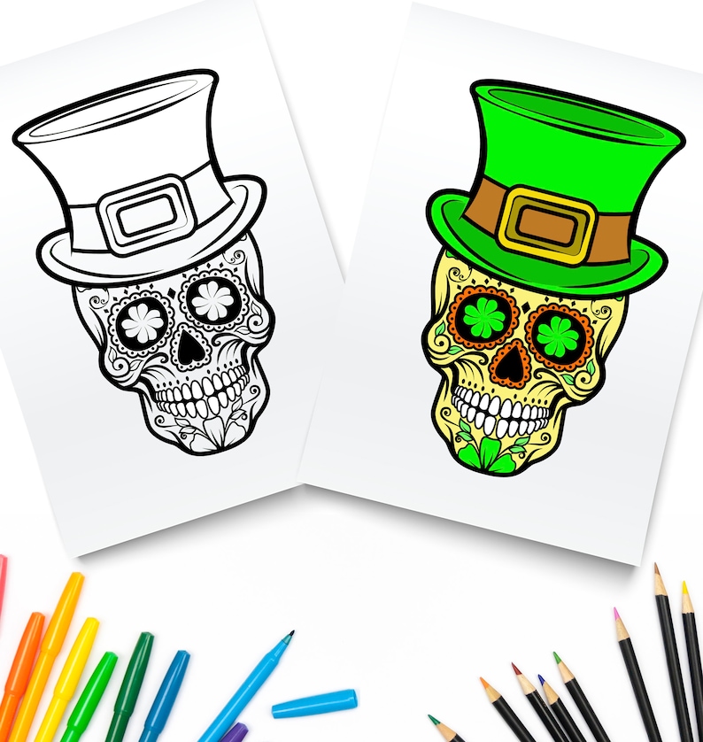 Printable Candy Skull / Day of the Dead / Dia De Los Muertos / Digital ...