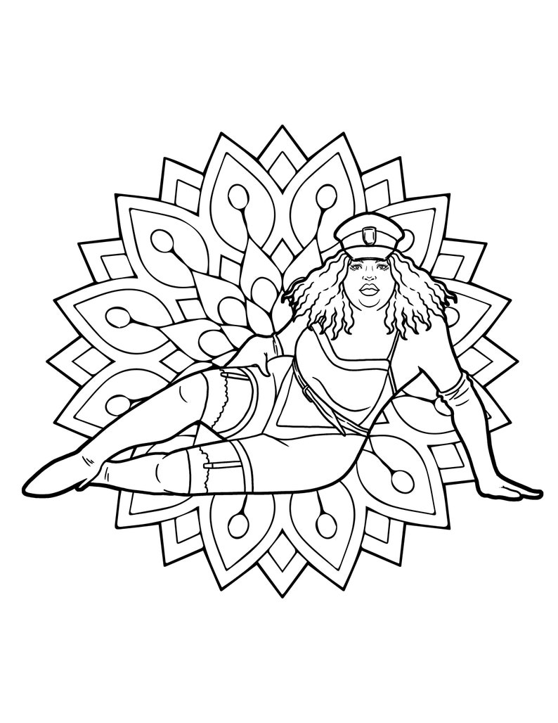 Drag Queen Adult Coloring Page / Digital Download / Drag Race - Etsy