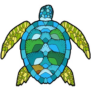 Printable Sea Turtle Save the Ocean / Save the Planet / Digital ...