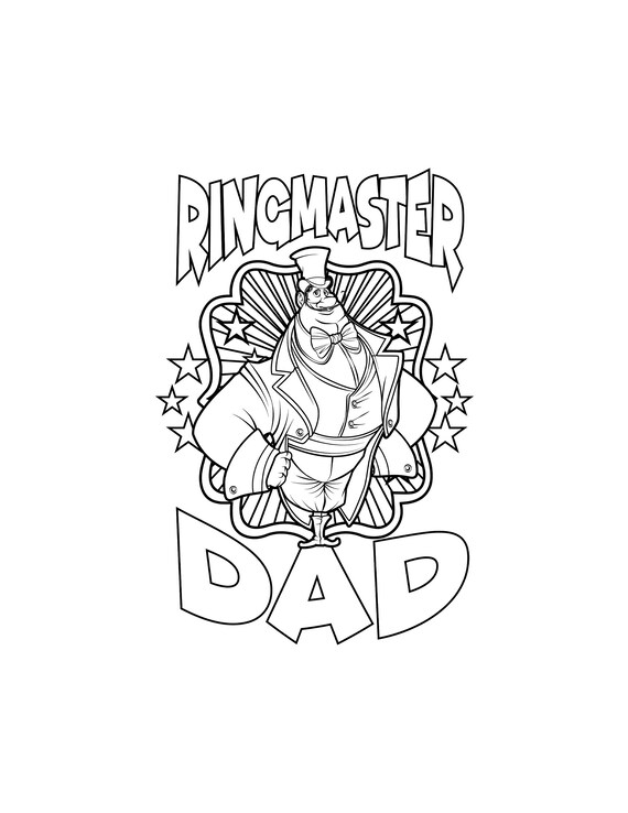 Printable Carnival Ringmaster Dad / Digital Download / Circus - Etsy