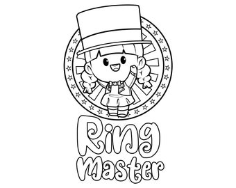 Circus Coloring Book Digital Download Vibrant Kids Activity With ...