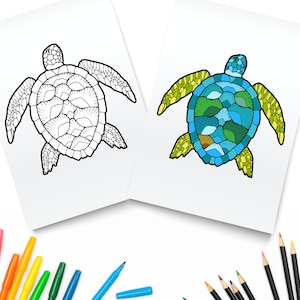 Printable Sea Turtle Save the Ocean / Save the Planet / Digital ...