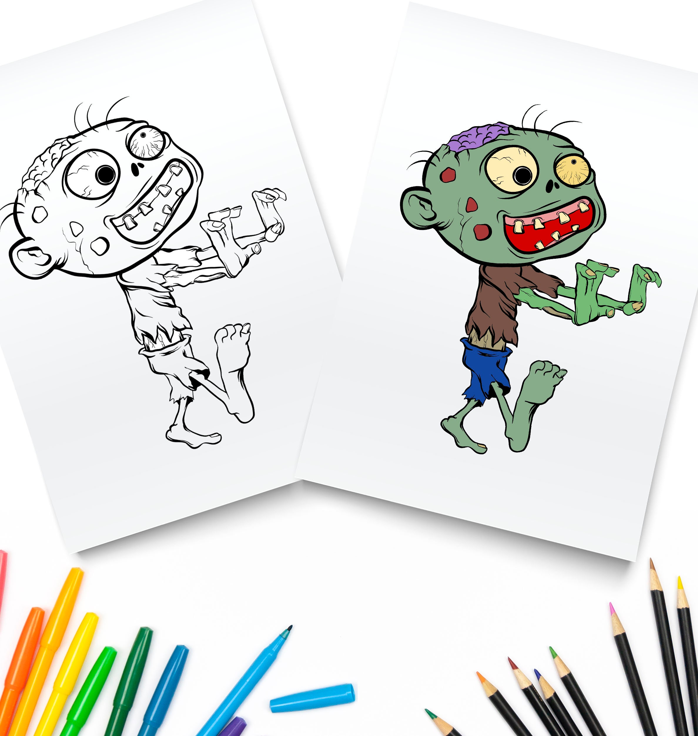 Zombie Drawings For Kids Zombie Drawing Images Free Download On