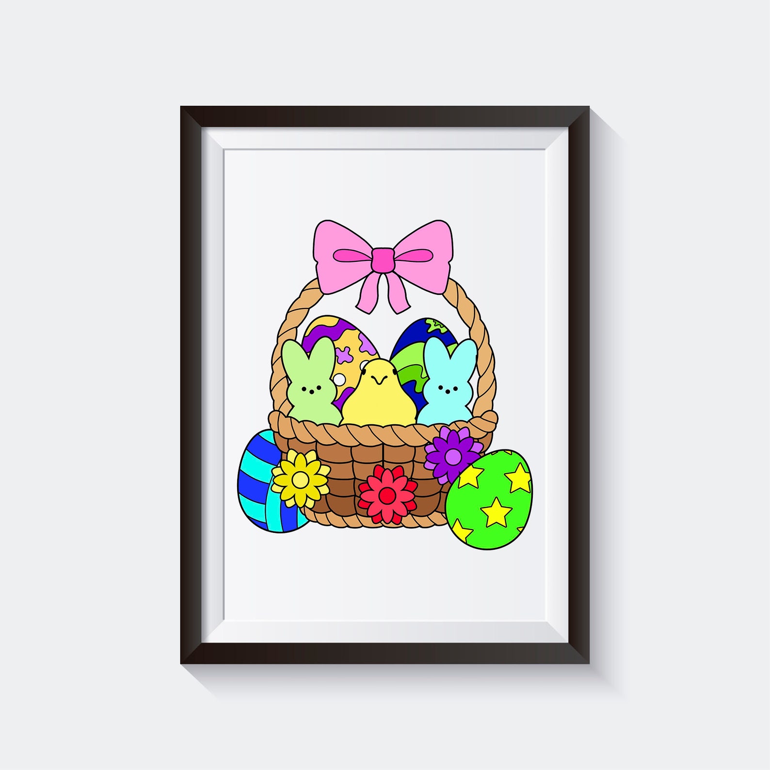 Printable Easter Bundle Coloring Pages / Peeps Coloring Pages - Etsy
