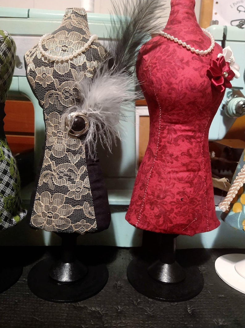 Mini Mannequin Dress Form Pincushion - Etsy