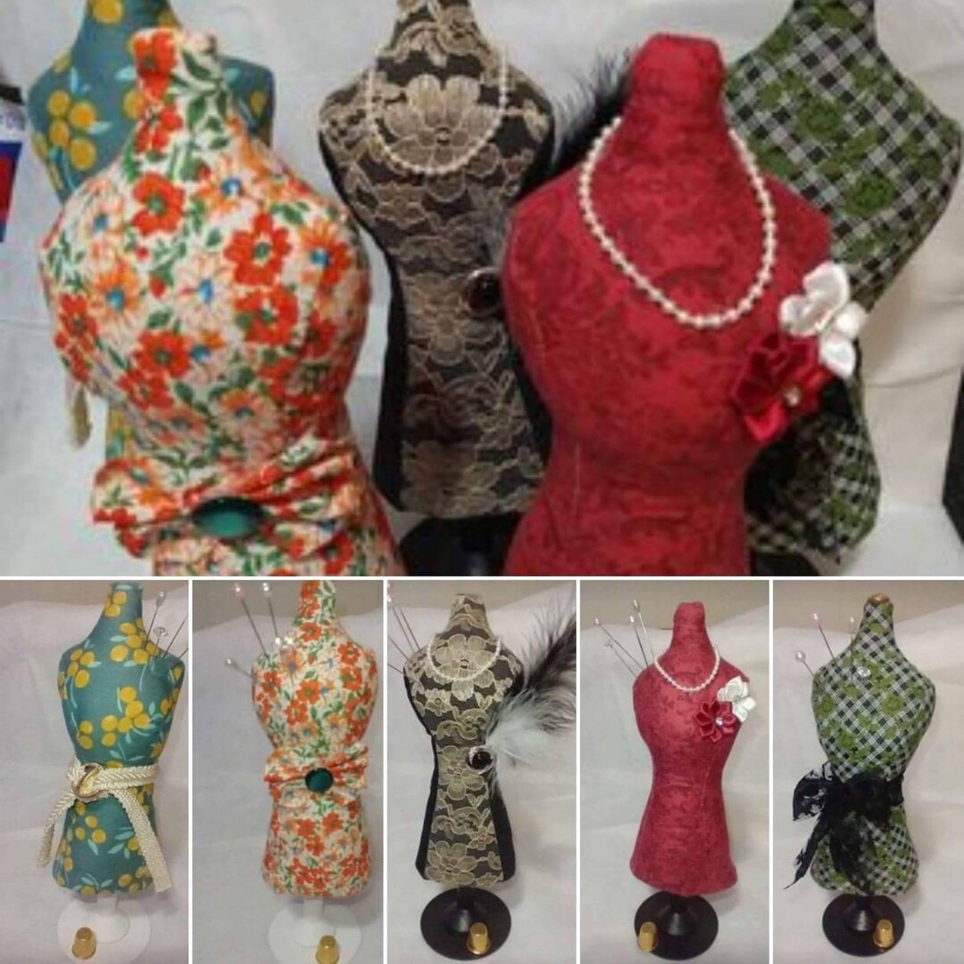 Mini Mannequin Dress Form Pincushion - Etsy