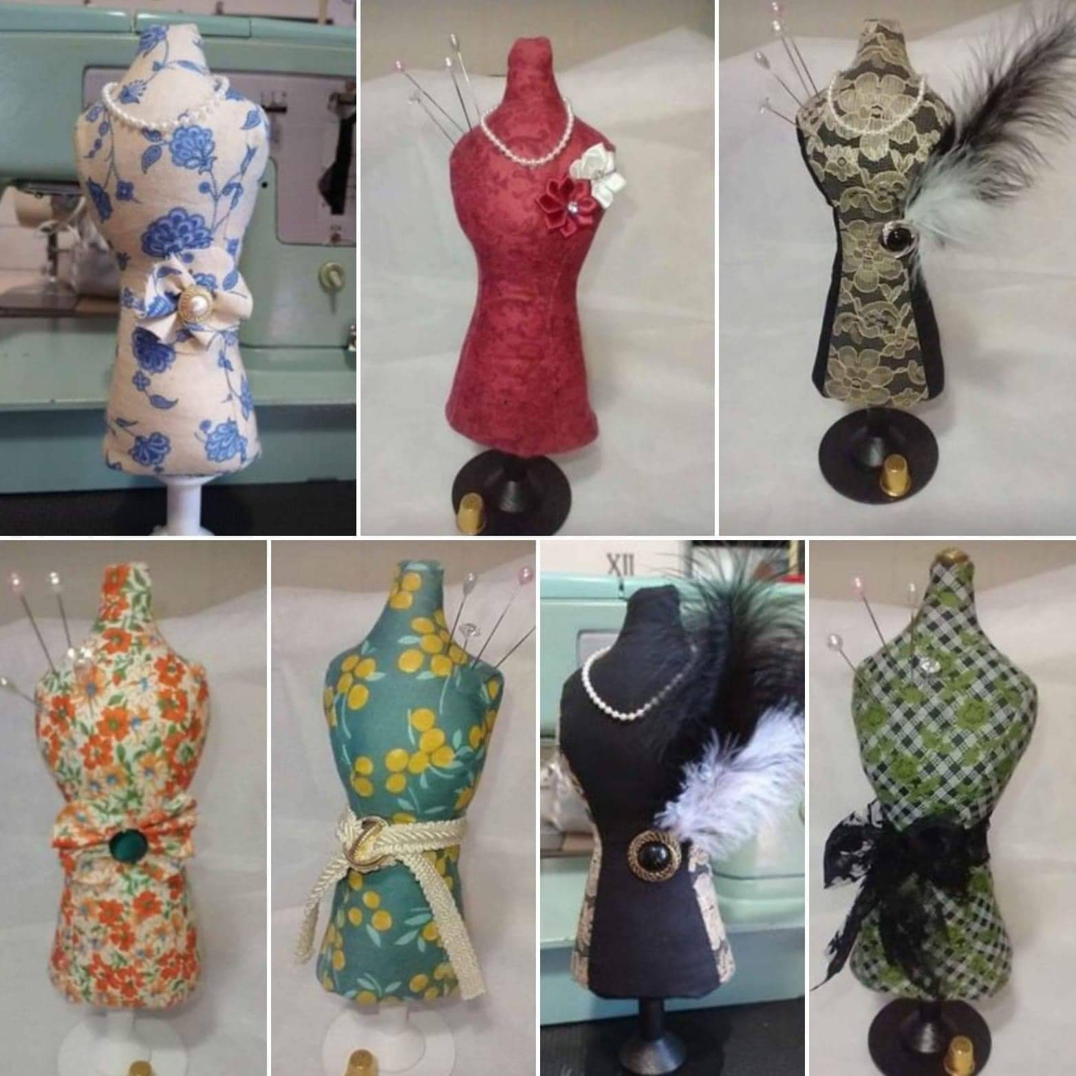 Mini Mannequin Dress Form Pincushion - Etsy